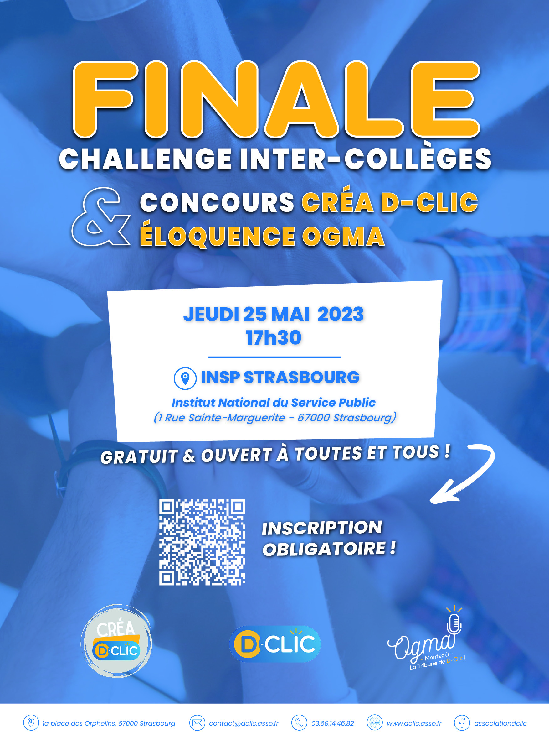 Challenge Inter-Collèges - Finale Créa D-Clic & Finale Concours d'éloquence OGMA | Association D ...