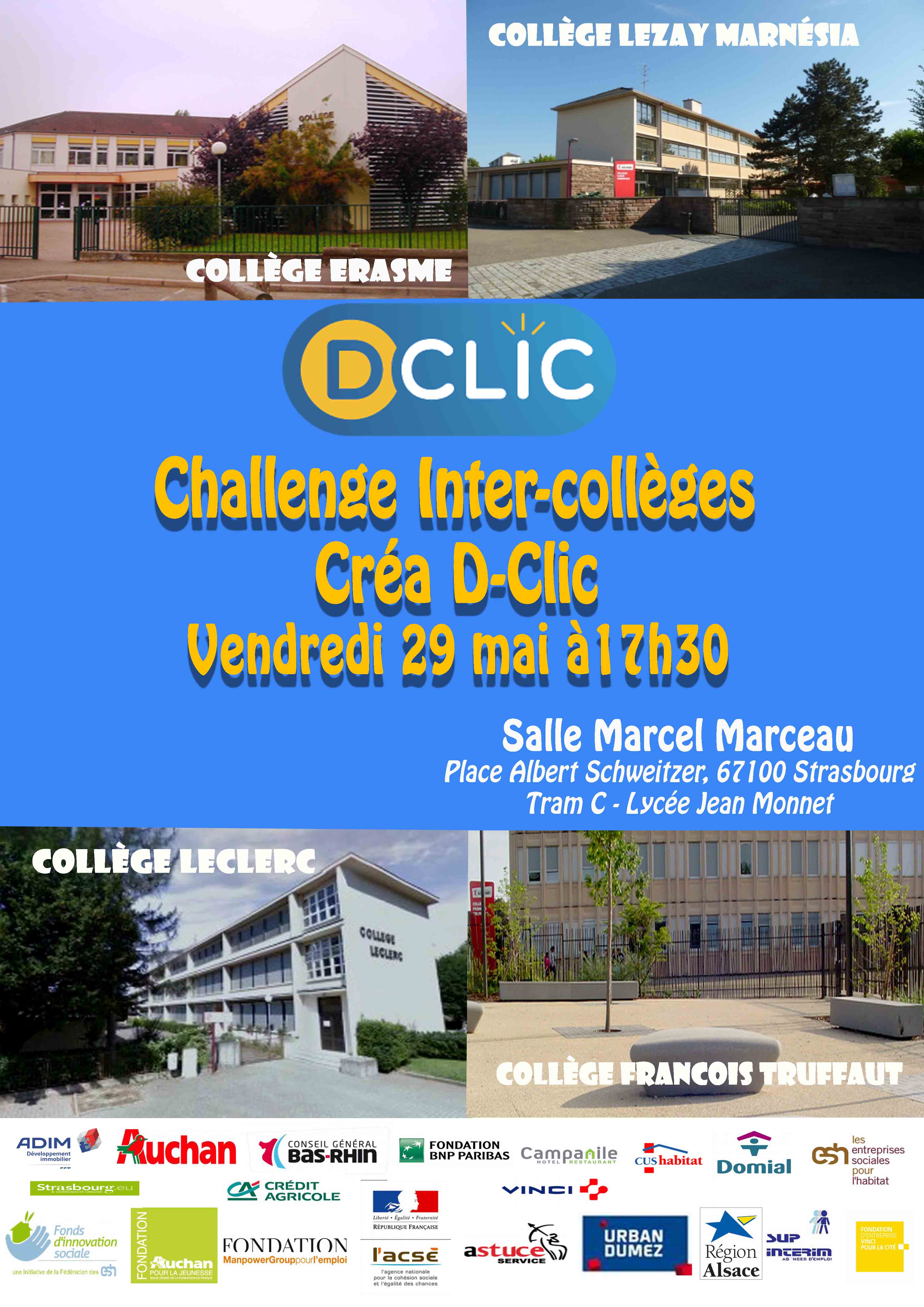 Challenge Inter-Collèges Créa D-Clic | Association D-Clic